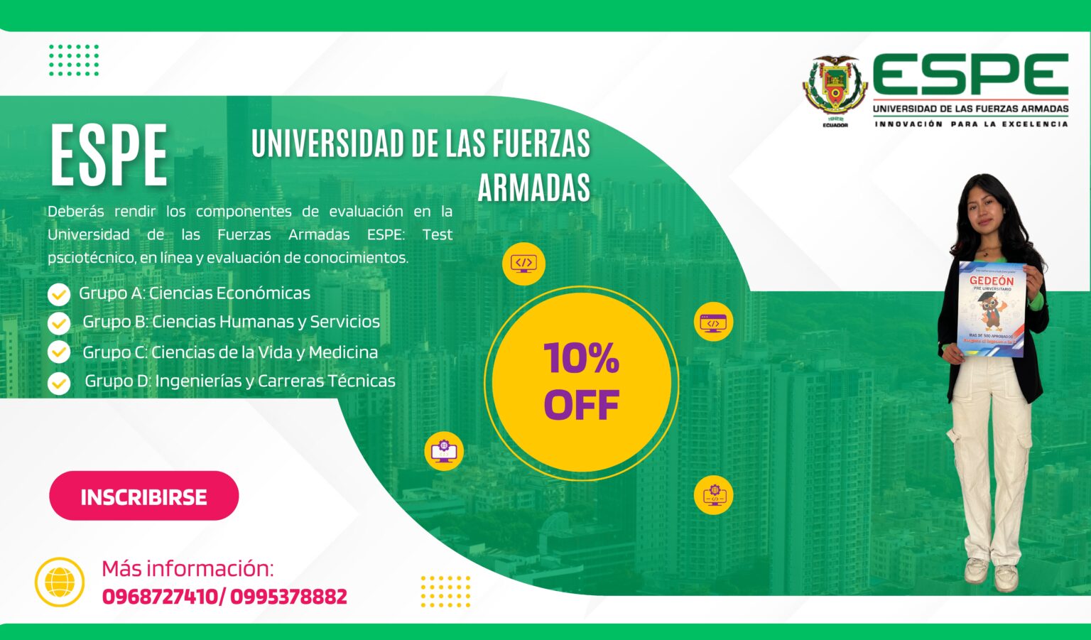 Ingreso Universidad de las Fuerzas Armadas ESPE – gedeonpreu.es